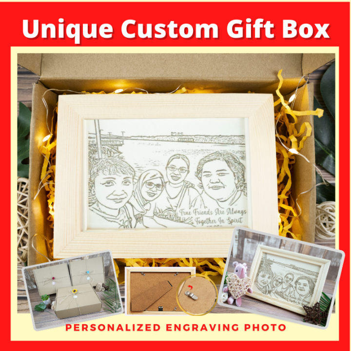 Engraving Photo Frame Personalized Custom Surprise Gift (Premium ...
