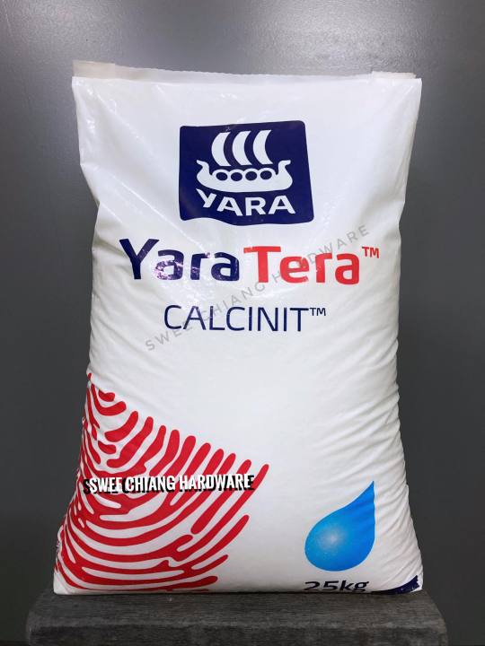 YaraTera Calcinit 25kg Fully Water Soluble Calcium Nitrate EC ...