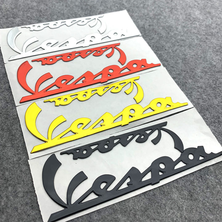 พลาสติกอ่อนสำหรับ Vespa 150 SPRINT 150 GTS 300 Ie LXV 125โลโก้ Stiker ...