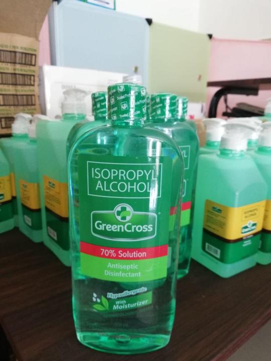 GREEN CROSS ISOPROPYL ALCOHOL 70% SOLUTION [500 ML] | Lazada PH