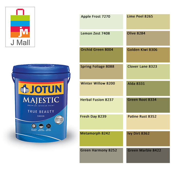 (7270-8422) 1L Jotun Interior Majestic True Beauty Sheen Shades of ...