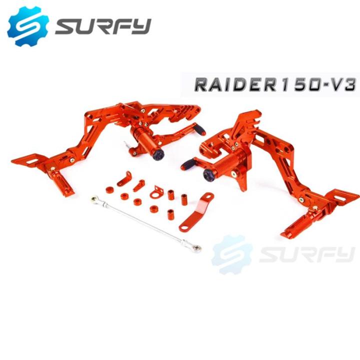 Full Set Shifter Raider 150 v3 Rear Set Modified Parts (RED) - COD ...