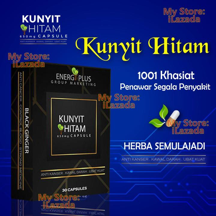 Kunyit hitam Kapsul Original HQ Black Ginger Rawatan 3 Serangkai + Gift ...