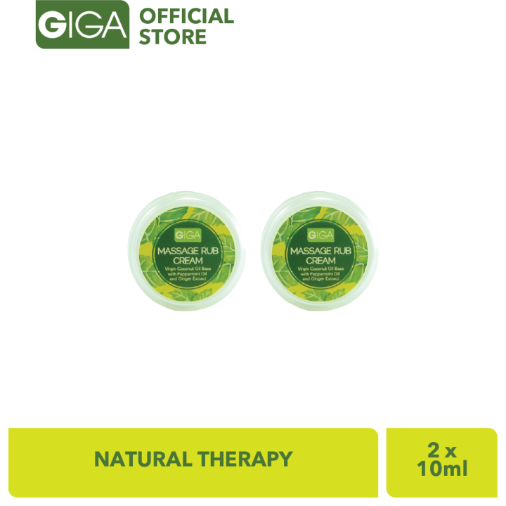 GIGA Massage Rub Cream 10ml Pack of 2 | Lazada PH