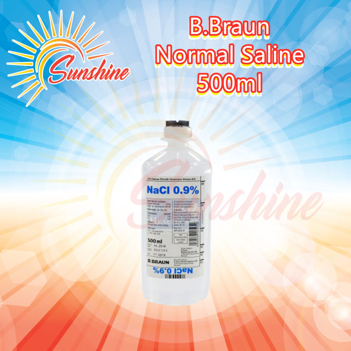 B.Braun Normal Saline 0.9% - 500ml | Lazada