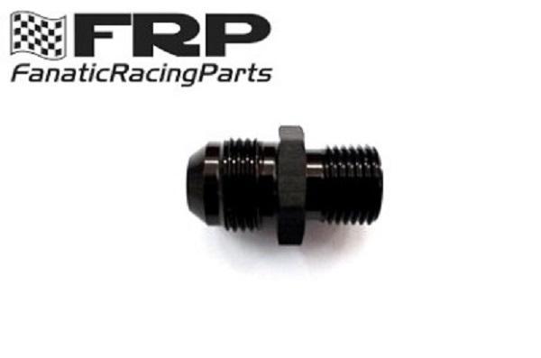 FRP Aluminium AN8 - M18X1.5 Straight Male Fitting (Black) M18 x 1.5mm 1 ...