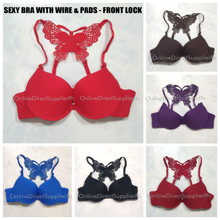 CARMELO Front lock Sexy Bra SALE actual photo posted | Lazada PH
