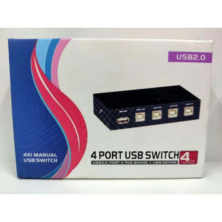 Data Switch 4 Ports (PRINTER SWITCH) USB MANUAL | Lazada PH