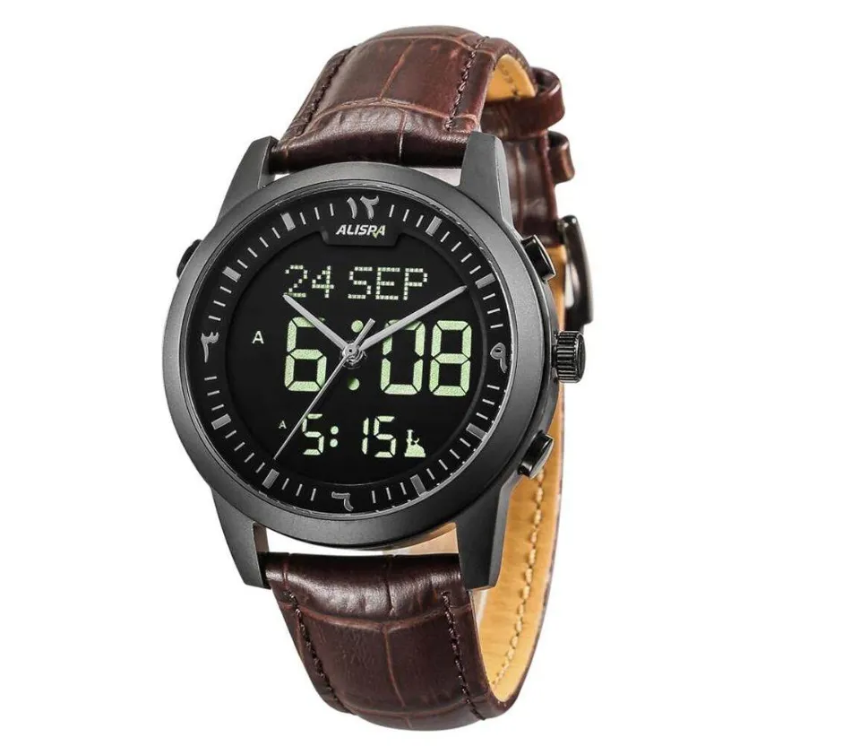 ALISRA WATCHES Jam Tawaf Azan Kiblat 2.0 ⌚🕋 Jarum pusingan tawaf Kompas ...