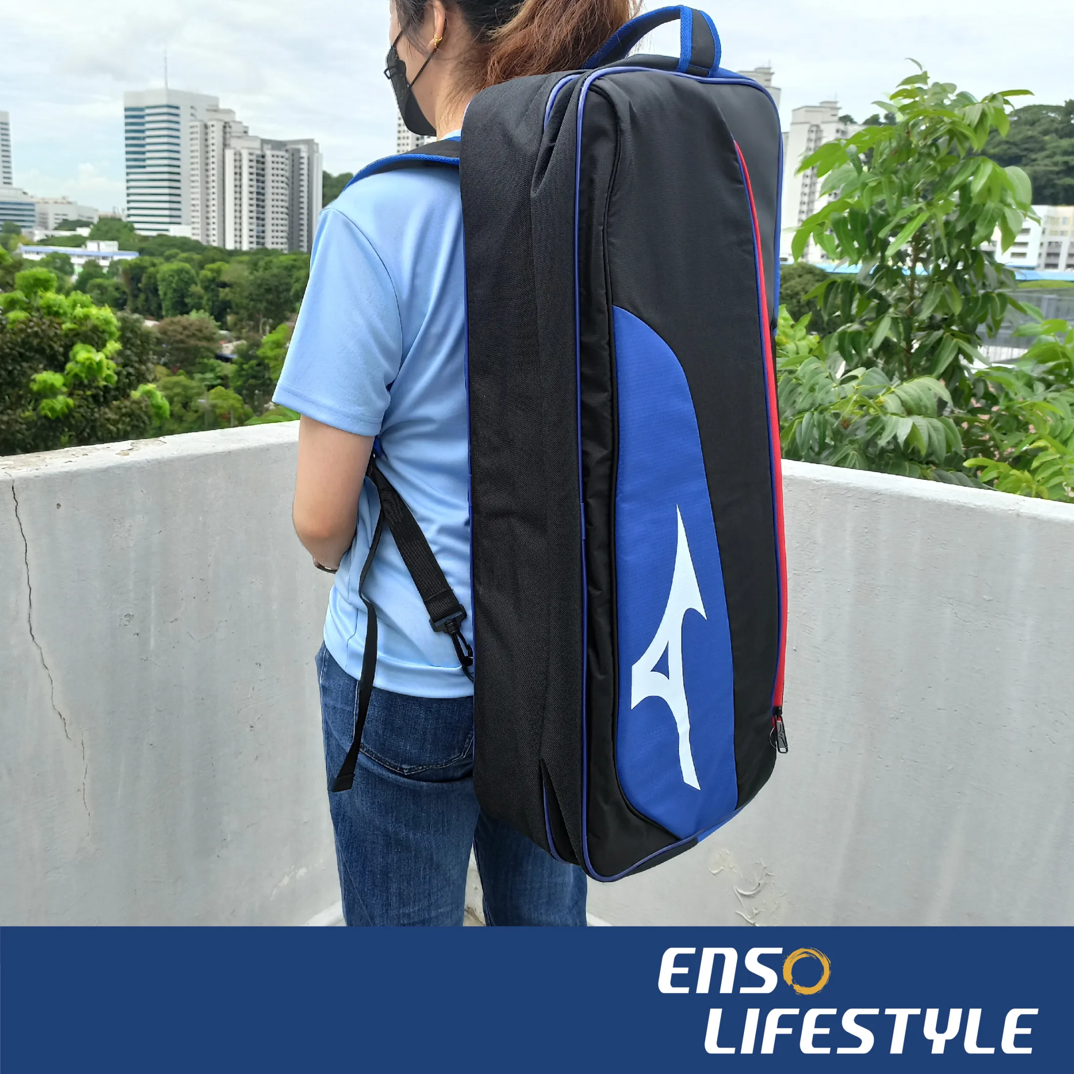 Mizuno Badminton Racket Bag - J Series 2-Way Duffle Bag [Enso Lifestyle ...