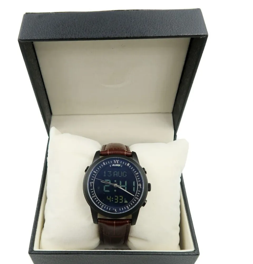 ALISRA WATCHES Jam Tawaf Azan Kiblat 2.0 ⌚🕋 Jarum pusingan tawaf Kompas ...
