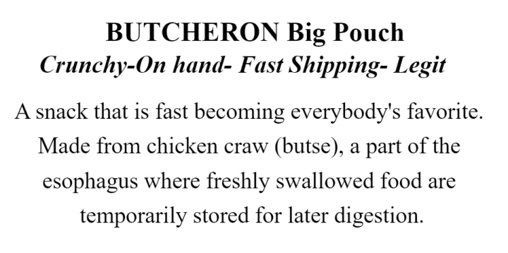 Special Butcheron / Bucheron / Butchiron / Buchiron Spicy and Regular ...