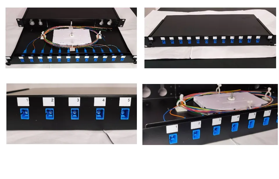 ODF 12-Port Optical Distribution Frame 12Core With 12pcs SC Pigtail ...