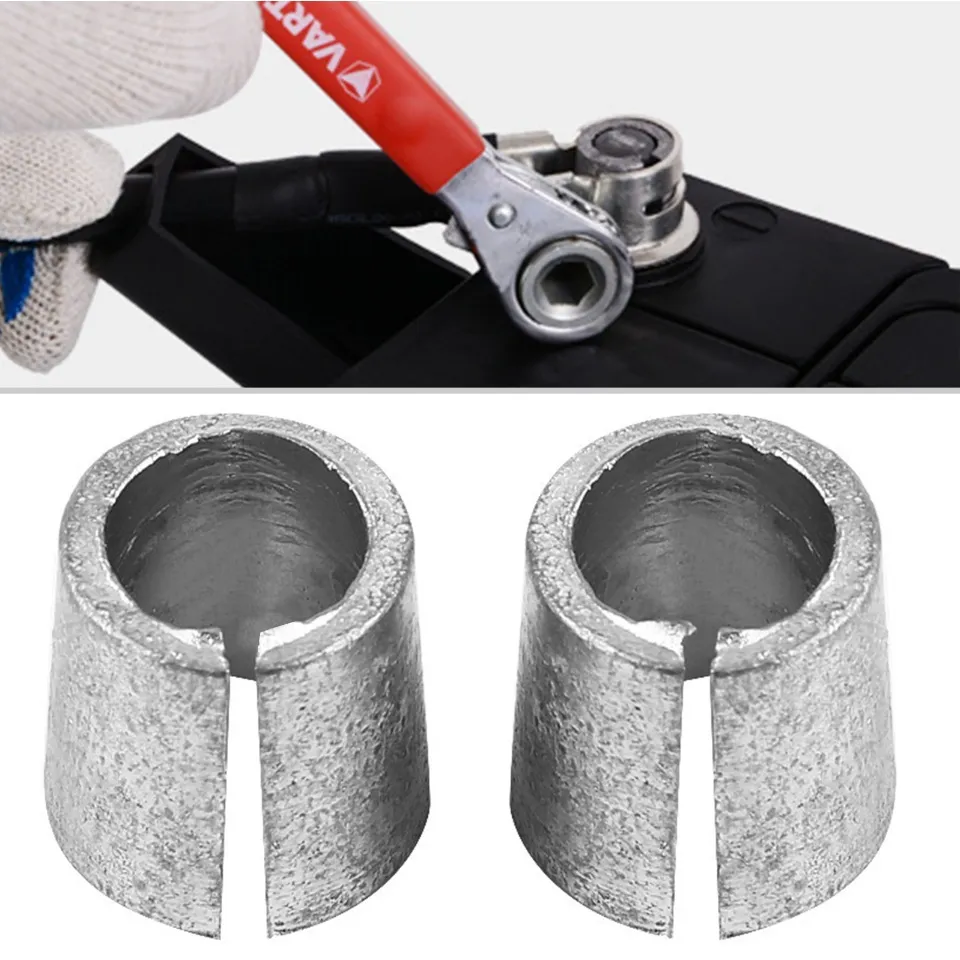 Battery Post Extender 1 Pair Car Battery Terminal Converter Post ...