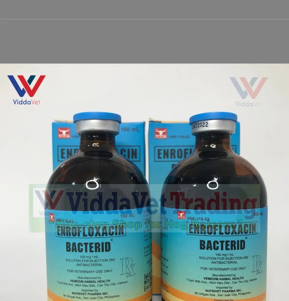 Bacterid 100 ml Unahco Anti-bacterial for Pets and Livestock Viddavet ...