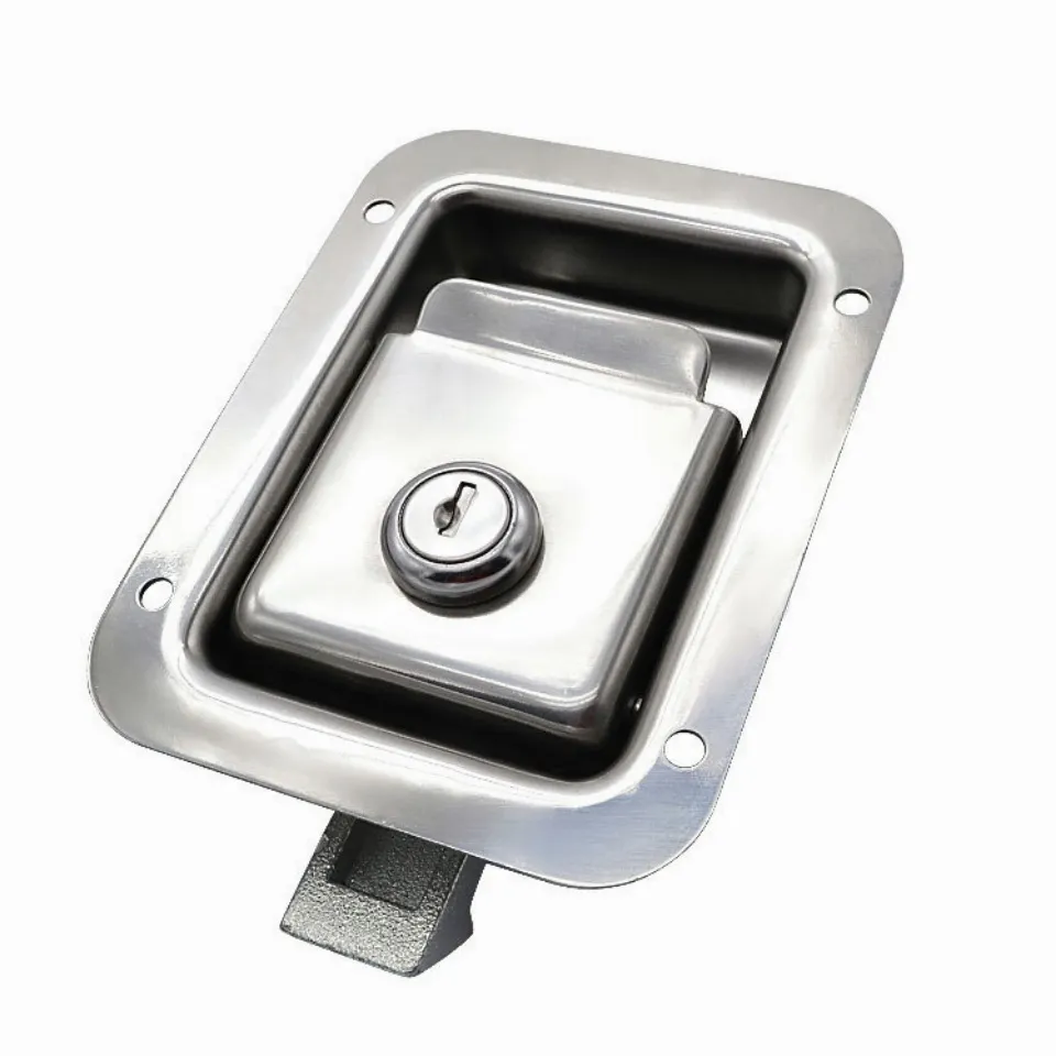 Stainless Steel Paddle Latch Paddle Door Lock With Keys For Trailer ...
