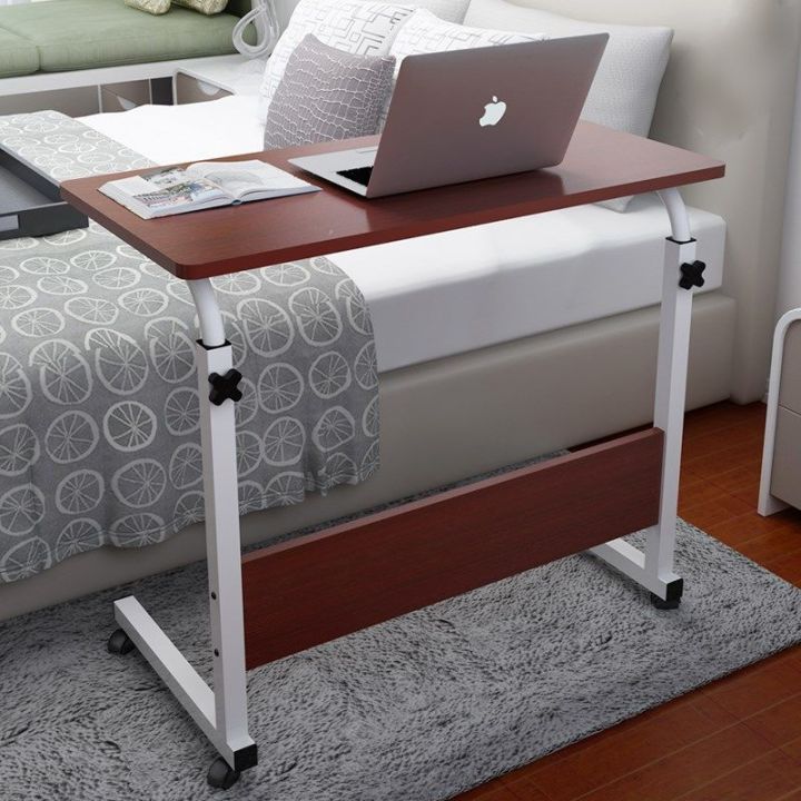 Household Wheeled Dining Table with Wheels Foldable Nursing Table ...