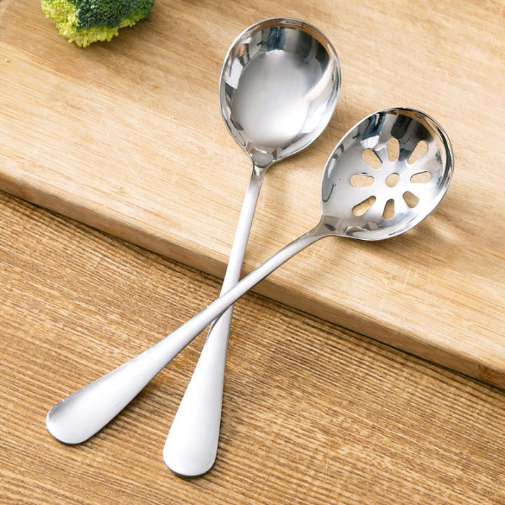 Jujiajia Stainless Steel Pots Soup Spoon Home Ladle Colander Kitchen