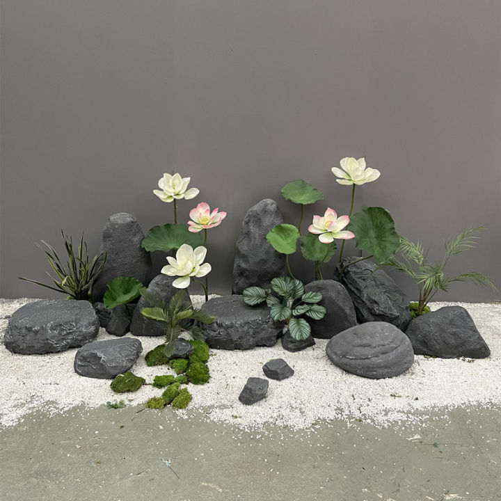 Artificial Stone Mountain Landscape Decoration Foam Props Stage ...