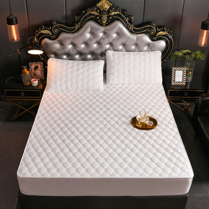 New All Cotton Quilted Thickened Fitted Sheet One Piece Non Slip