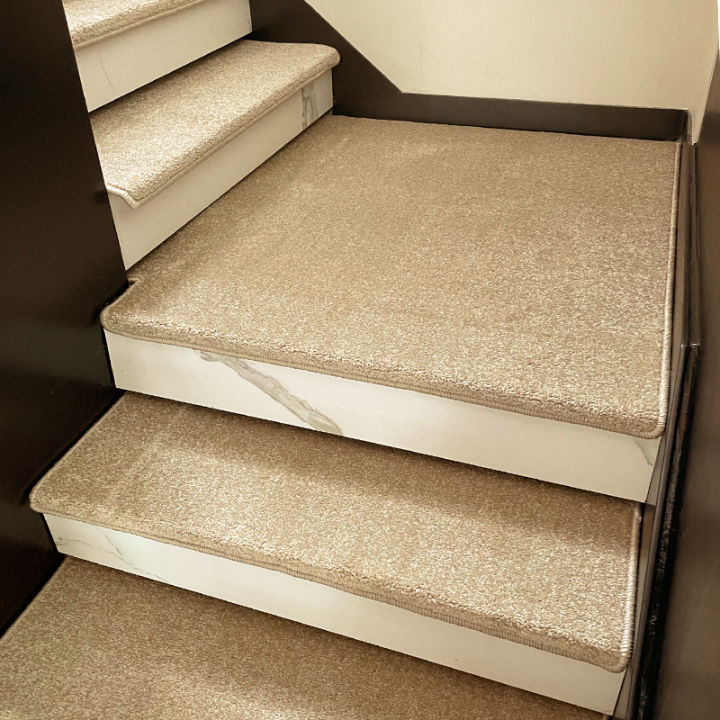 Thickened Solid Color Stairway Step Mat Self Adhesive Stair Carpet Anti ...