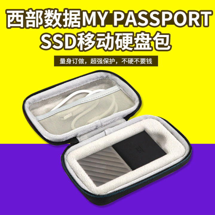 Western Digital My Passport SSD 1T 2T 512G G กระเป๋าใส่ฮาร์ดดิสก์แบบ ...
