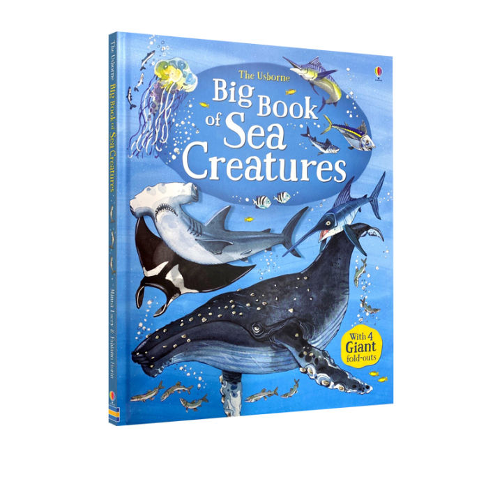 Original English Version Usborne Book of Big Sea Creatures Hardcover ...