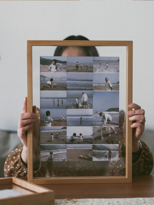 However, Home Minimalist Table-Top Solid Wood Photo Frame Transparent ...