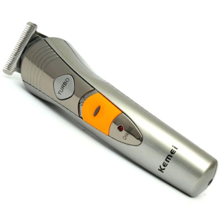 KEMEI KM-580A Rechargeable 7 in 1 Profesioanal Men's Grooming Kit - Silver | Lazada Indonesia
