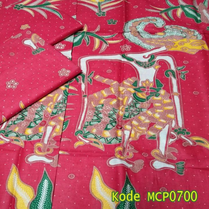Kain Batik Motif Wayang Merah MCP0700 | Lazada Indonesia