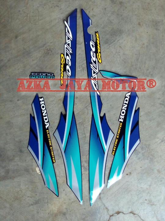 Striping - Sticker Honda Astrea Grand Warna Biru | Lazada Indonesia