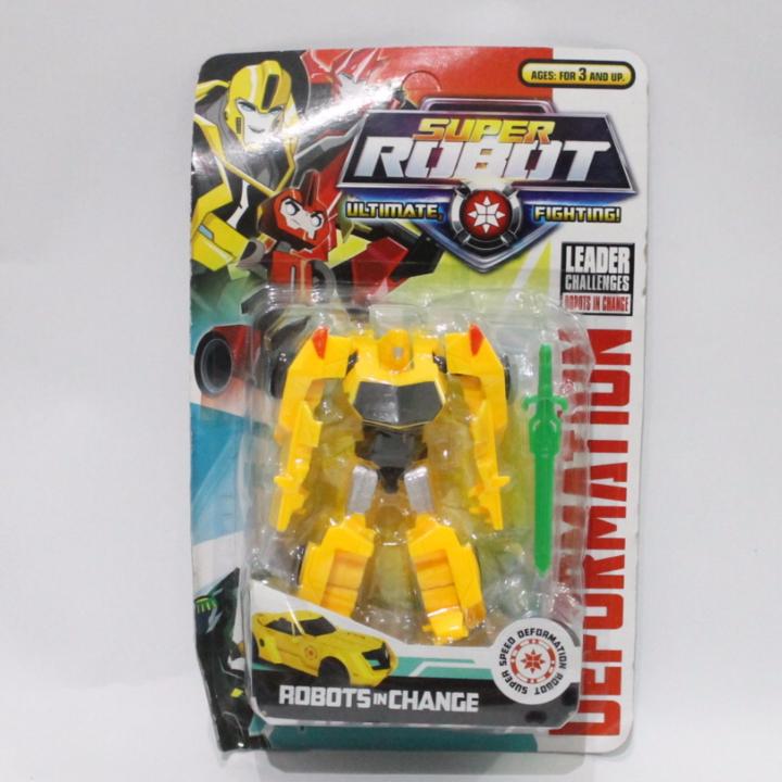 Mainan Robot Anak / Super Robot Ultimate Fighting Deformation | Lazada ...