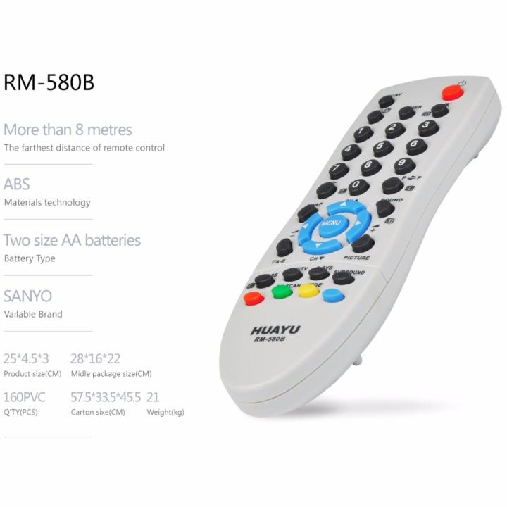 Nagita Remote Tv Multi Universal Sanyo Flat/Lcd/Led/Tabung Huayu Rm ...