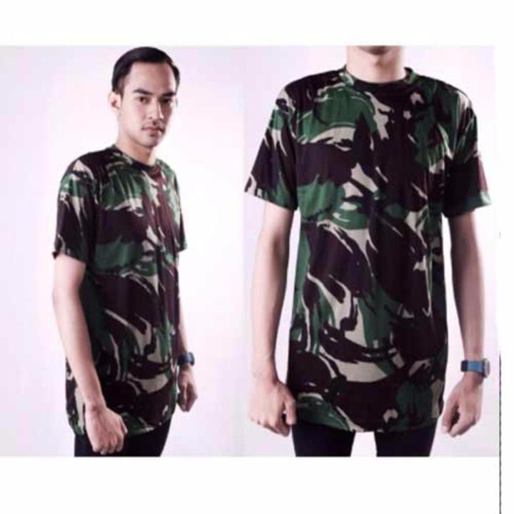Kaos Loreng Motif Loreng Army Lengan Pendek Lengkap - Loreng | Lazada ...