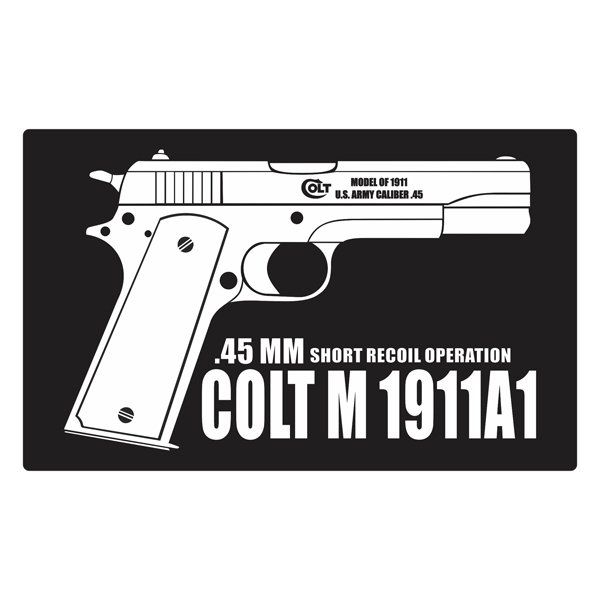 Fighterstown Colt M1911A1 Cutting Sticker | Lazada Indonesia