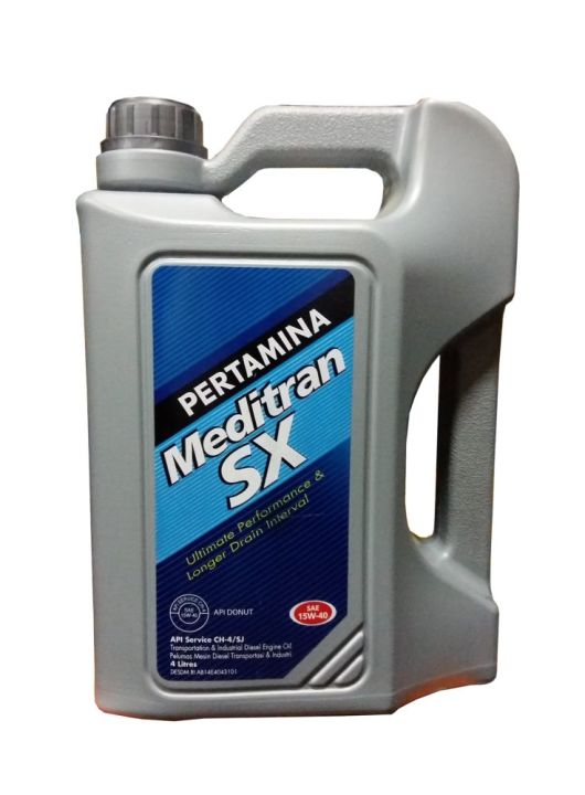 Pertamina Meditran SX 15W-40 API CH-4/SJ Oli Mobil Diesel 4 Liter | Lazada Indonesia