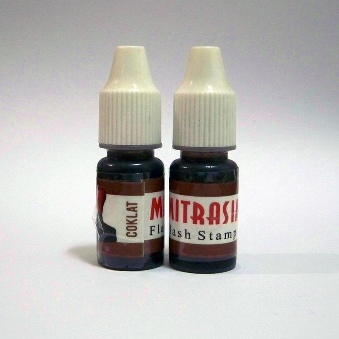 Tinta Stempel Flash Warna Coklat | Lazada Indonesia