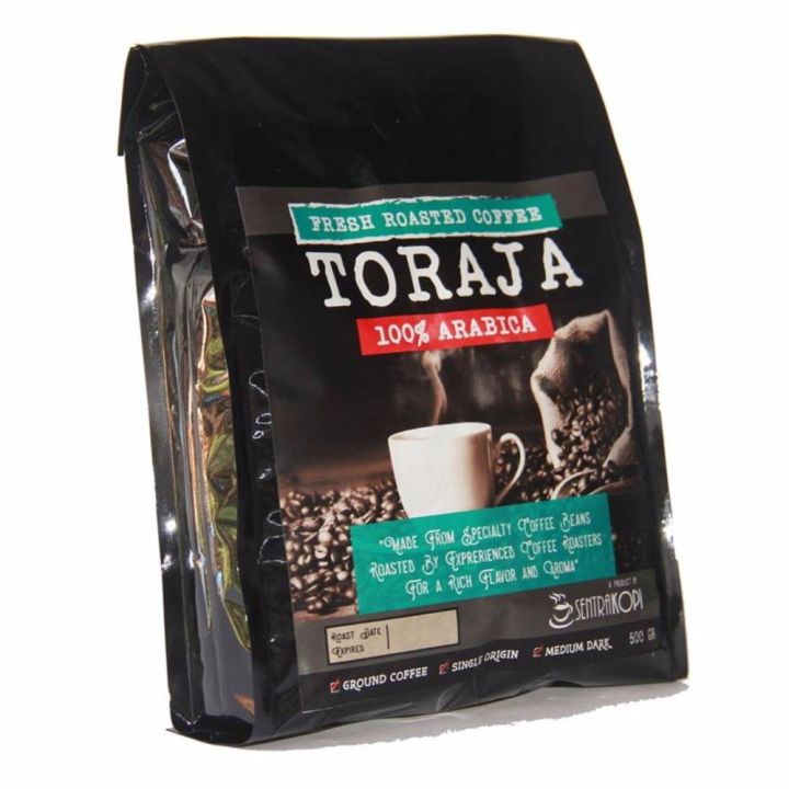 Sentra Kopi - Toraja Sapan Arabica Arabika 500 Gram - Bubuk / Biji ...