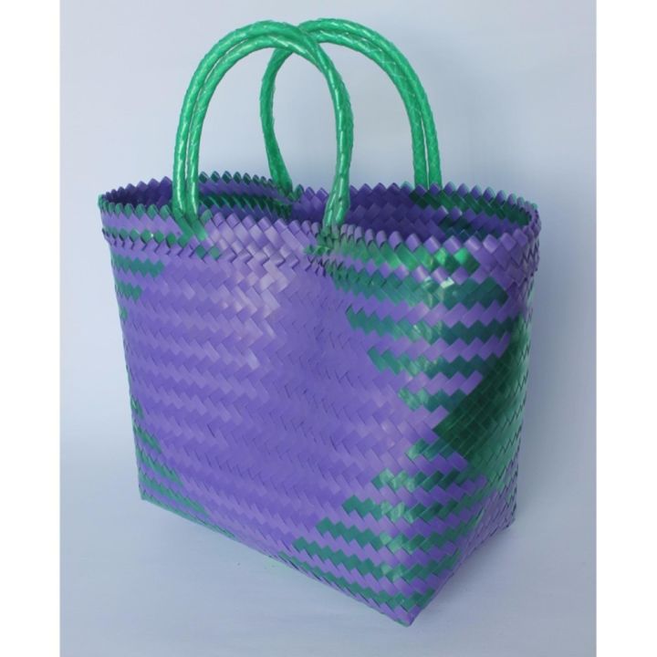 Tas Belanja / Tas Pasar / Tas Anyaman / Tas Anyaman Plastik - Besar ...