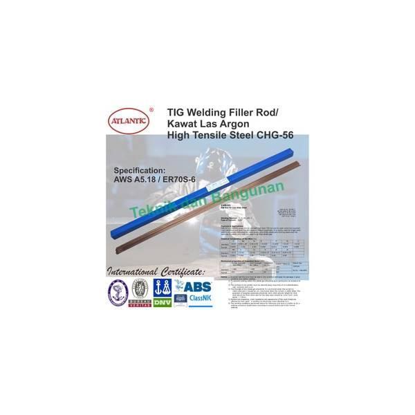2.4mm x 1meter Tig Torch Rod Filler/Kawat Las Argon TIG Hi Tensile CHG ...