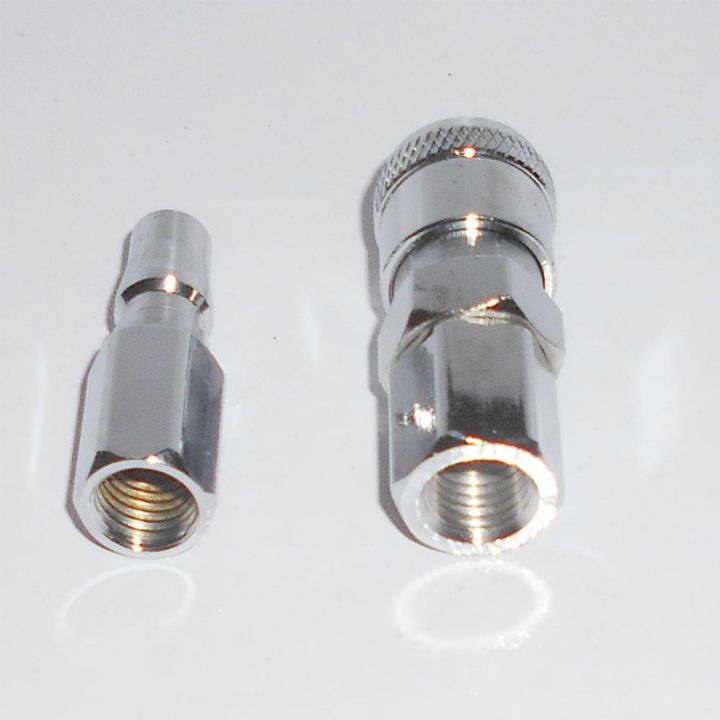 Sambungan Selang Penumatic Quick Coupler 1/4 20SF 1 Set- Silver ...