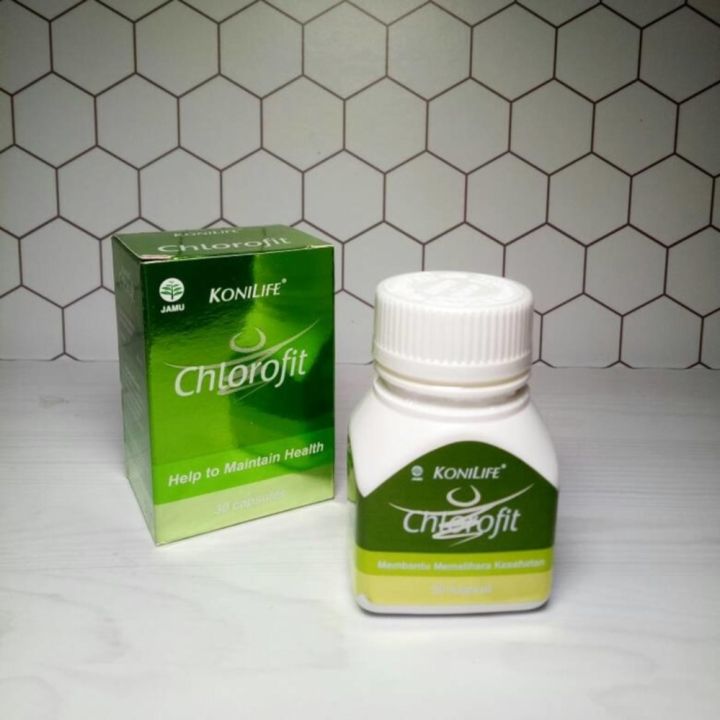 Konimex Konilife Chlorofit 30's - Spirulina, Imun Tubuh, Multivitamin ...