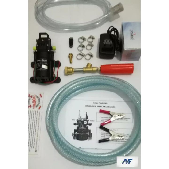 Alat Cuci Motor Mobil Portable 5M Water Pump Booster Paket Pompa DC 12V ...