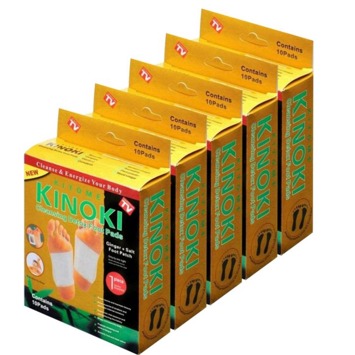 Kinoki Koyo Kaki Herbal Detox Foot Patch Gold-5 box isi 50pcs | Lazada ...