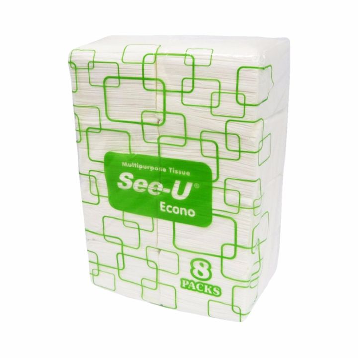 Indonesia SEE-U Econo Multi Purpose Tissue 8in1 (180 sheets/pack) (SU ...