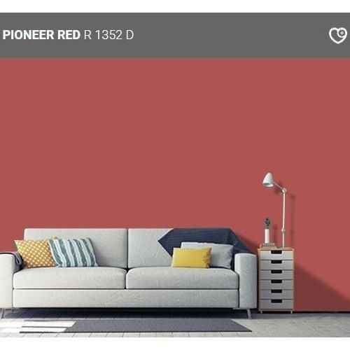 Nippon Paint Spot-less - PIONEER RED R 1352 D - 1L | Lazada