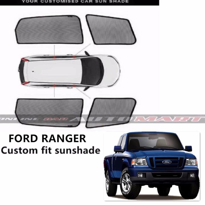 Custom Fit OEM Sunshades/ Sun shades for Ford Ranger - 4pcs | Lazada