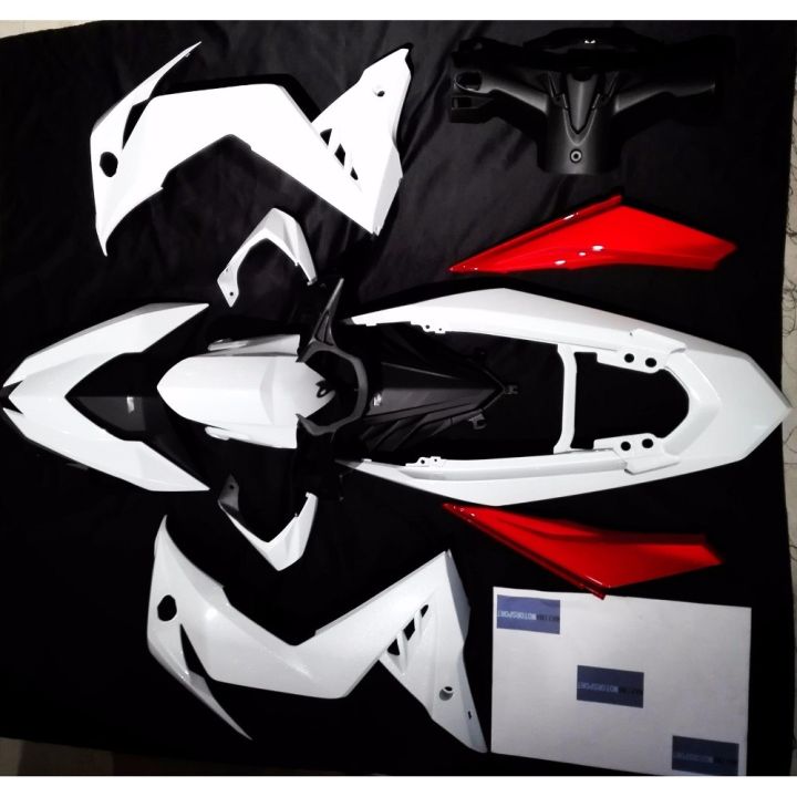 CoverSet RS150 TRICO + Sticker Full Set 100% ORI Boon Siew | Lazada