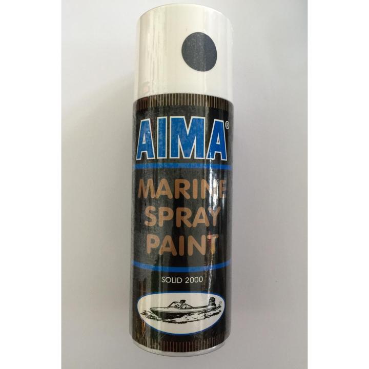ONE STOP MARINE AIMA MARINE SPRAY PAINT PP METALLIC GREY - 400ML FOR ...