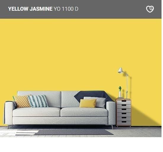 Nippon Paint Satin Glo Premium 2 Colors - YELLOW JASMINEYO 1100 D - 1L ...